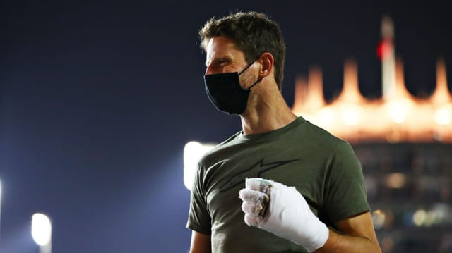 "I cried a bit" - When Romain Grosjean's fireball F1 crash affected his ...