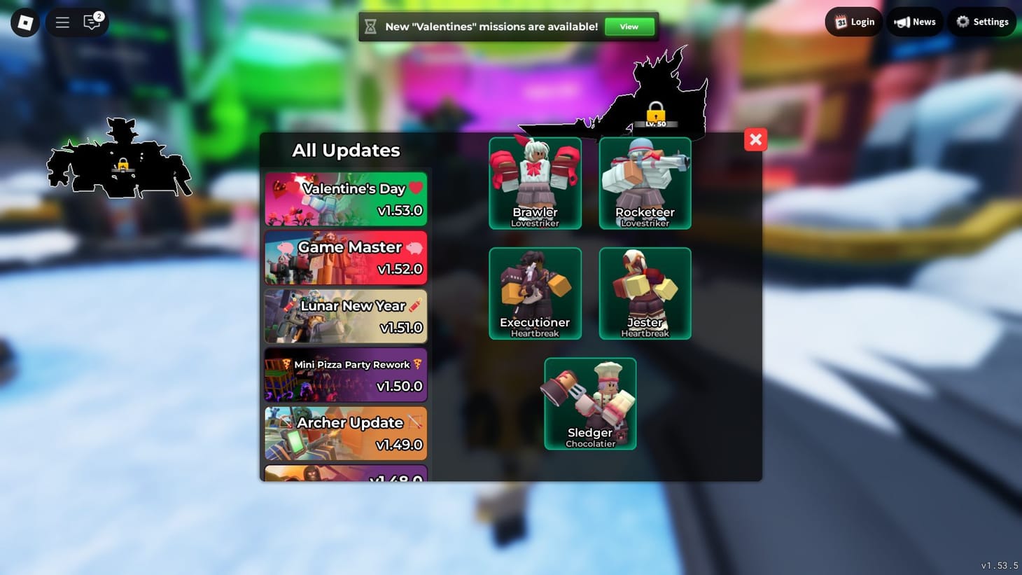 Tower Defense Simulator Valentine missions guide