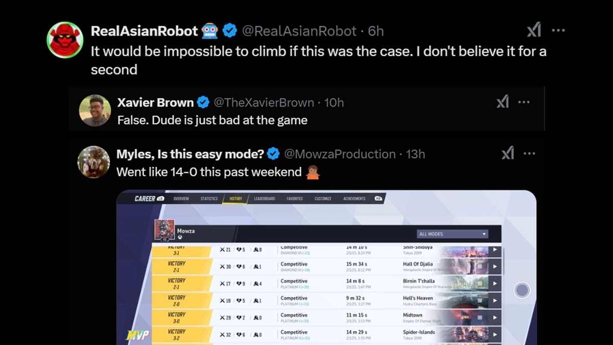 Marvel Rivals community responds to Nickmercs' claims of engagement ...