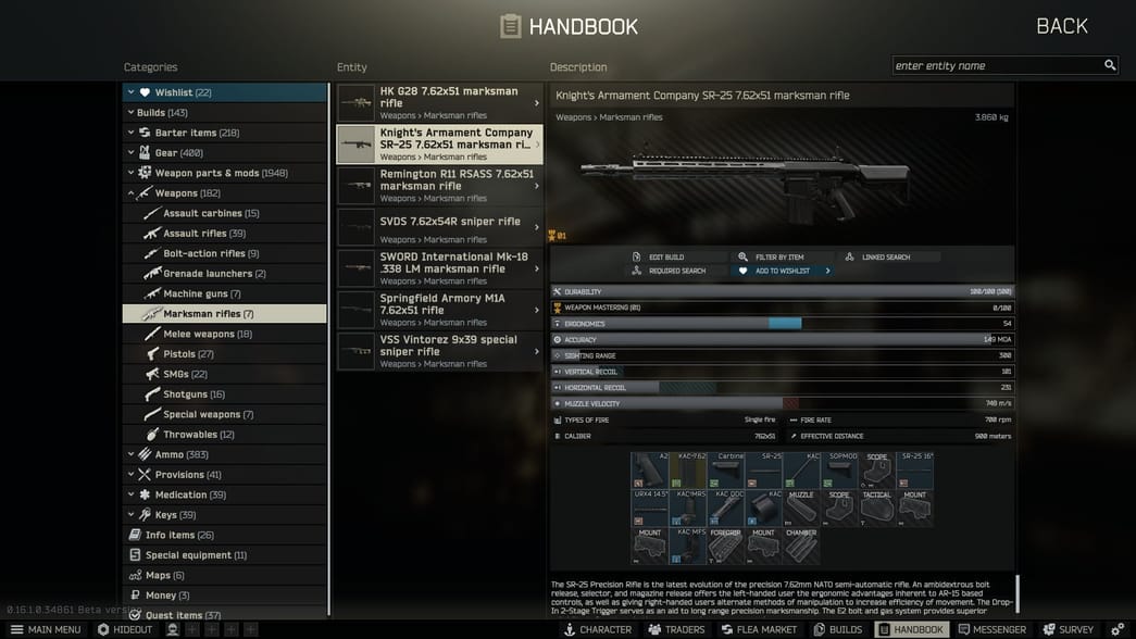 Escape from Tarkov weapons tier list (February 2025)