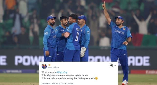 "More interesting than IndvsPak match" - Fans react after Afghanistan ...