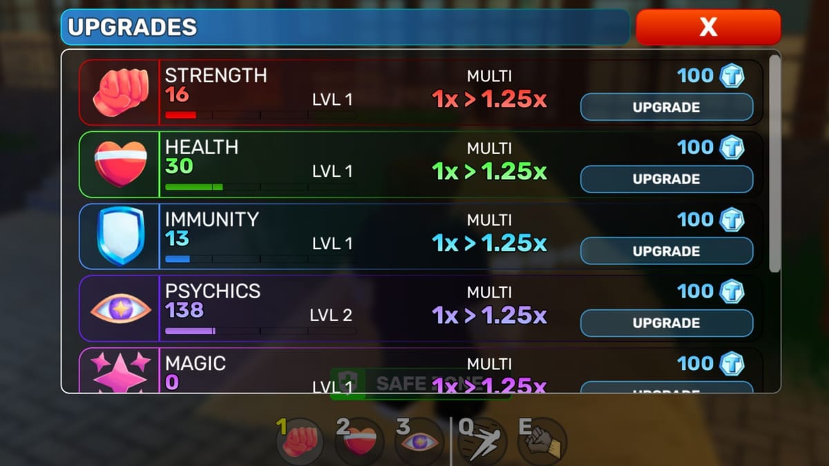 Super Power League codes (December 2025)