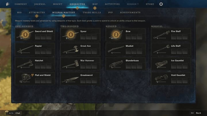 All crafting skills in New World Aeternum, and how to level them up fast