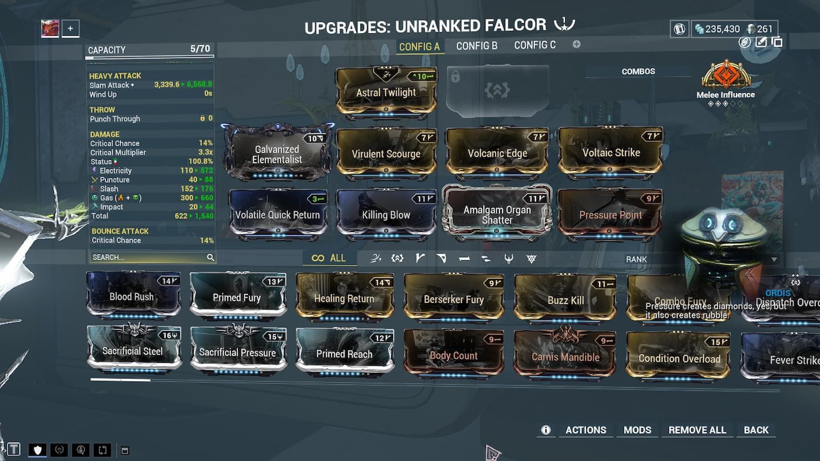 Warframe: Falcor build guide and review