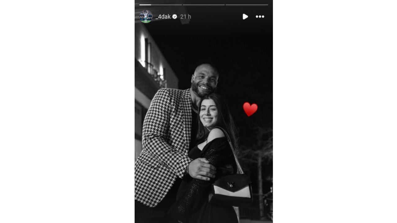 Dak Prescott’s fiancée Sarah Jane Ramos embraces pregnancy glow as they ...