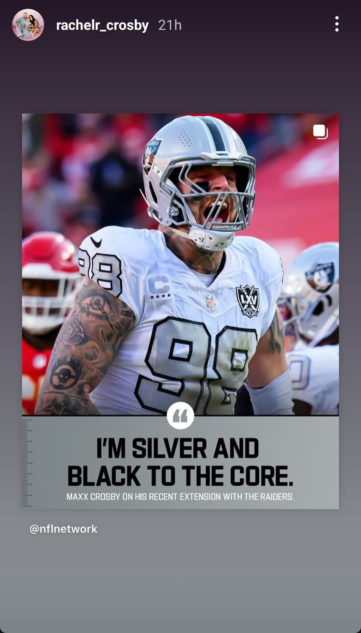 Maxx Crosby’s wife Rachel shares emotional message as Raiders star ...