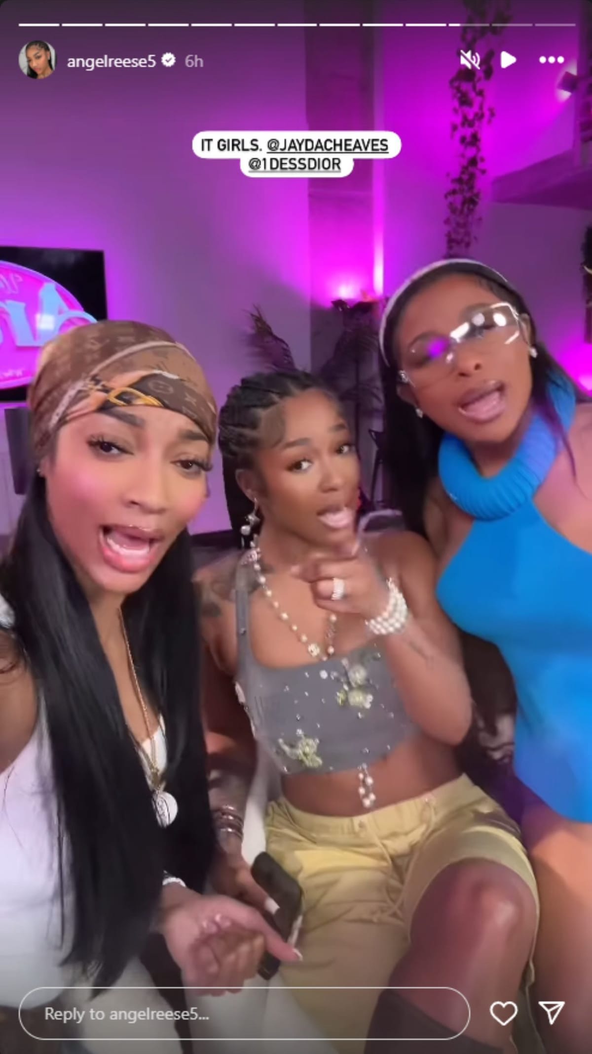 Angel Reese drops 2-word reaction hyping her latest guests on ...