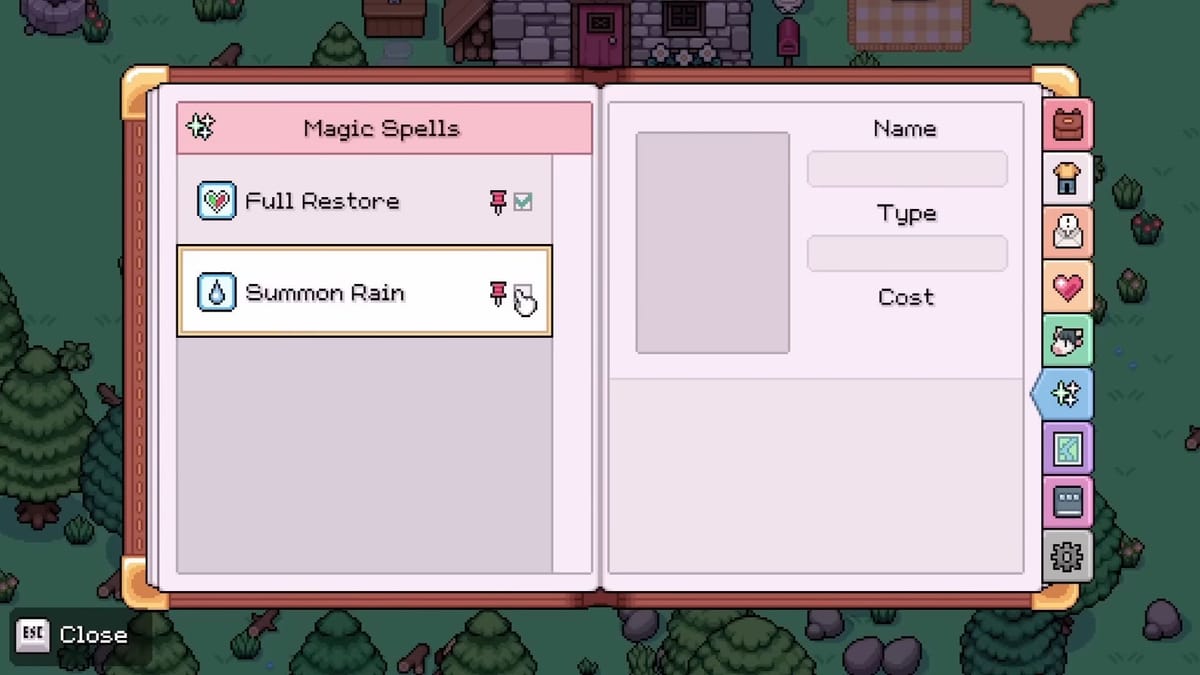 Fields of Mistria: All spells and how to unlock them