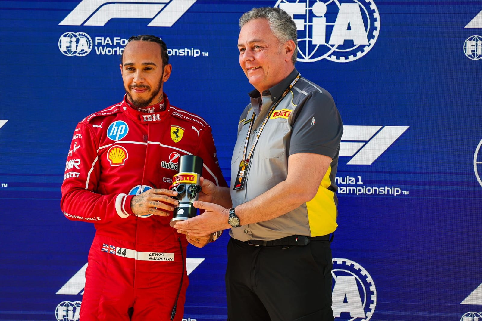 WATCH: Ferrari garage erupts after Lewis Hamilton’s stunning pole ...