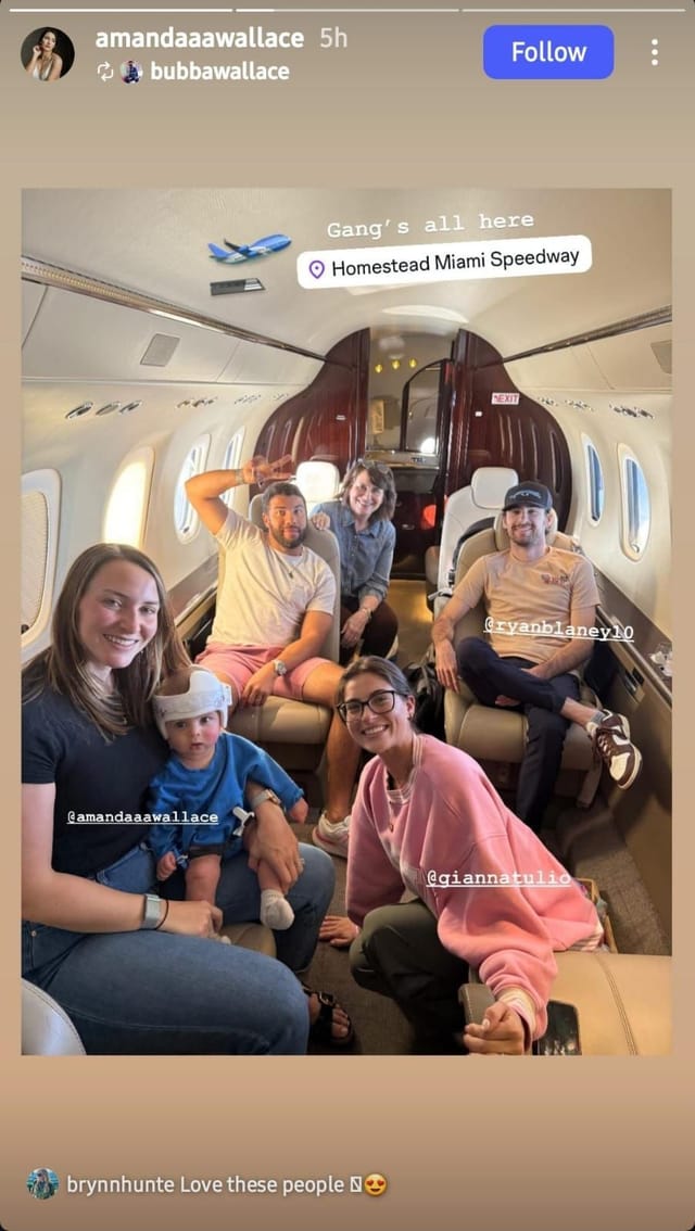 Bubba Wallace's wife Amanda captures an adorable moment with her 'dude ...