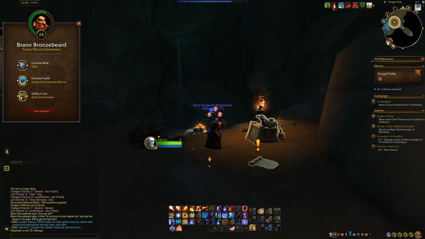 Healer-Tank Brann combo was "too effective" for WoW delves, says Blizzard