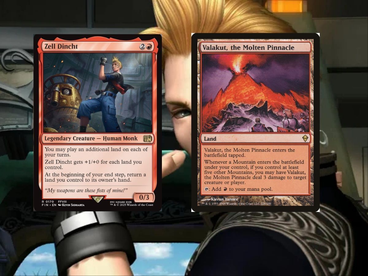 MTG Final Fantasy expansion reveals popular FF8's Zell Dincht as devastating Landfall card
