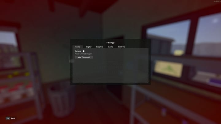 How to access console in Schedule 1