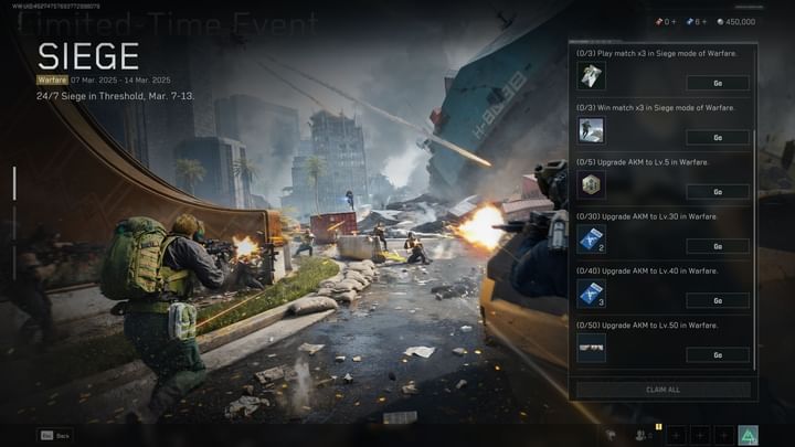 Delta Force Threshold Under Fire event: All rewards and how to claim