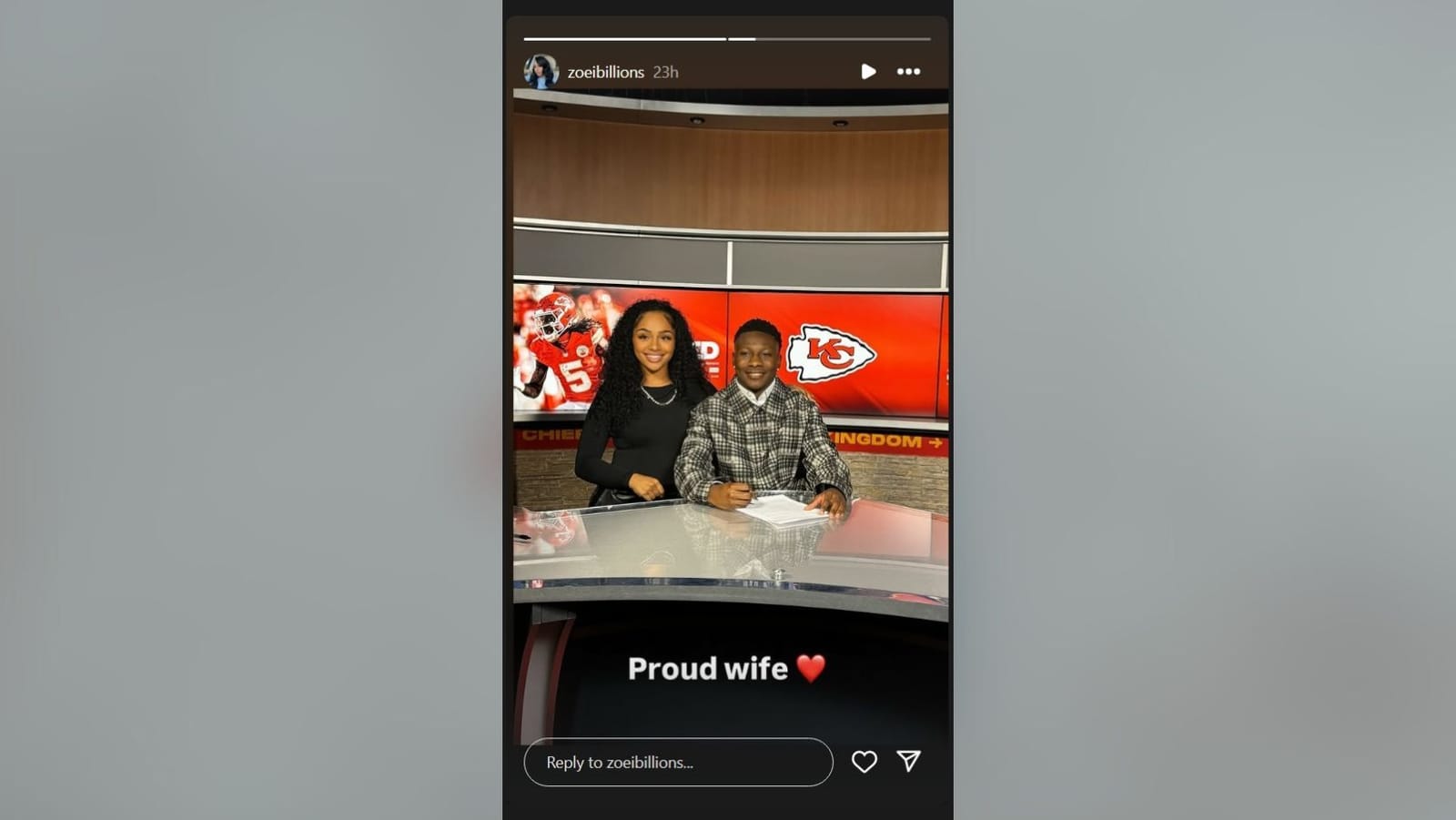 Hollywood Brown's wife Zoei Billions shares candid reaction to Chiefs ...