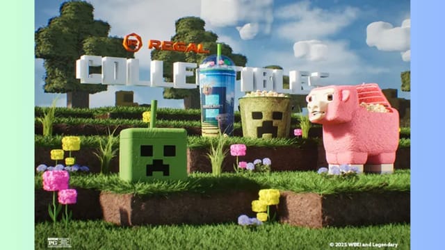 Regal Cinemas reveals A Minecraft Movie popcorn buckets and accessories