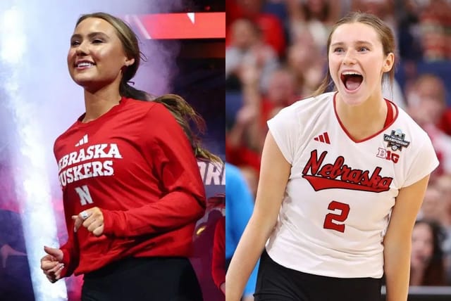 Nebraska Volleyball's Maisie Boesiger enjoys dreamy beach sunset with ...