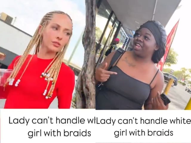 "Take that s**t out now" - Woman confronts Natalie Reynolds over her ...