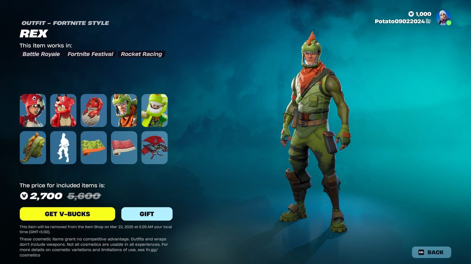 How to get Tricera Ops and Rex skins in Fortnite