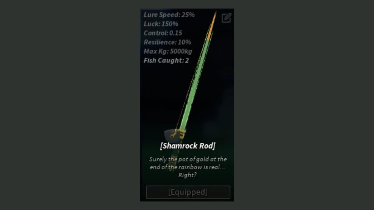 How to get Shamrock Rod in Fisch