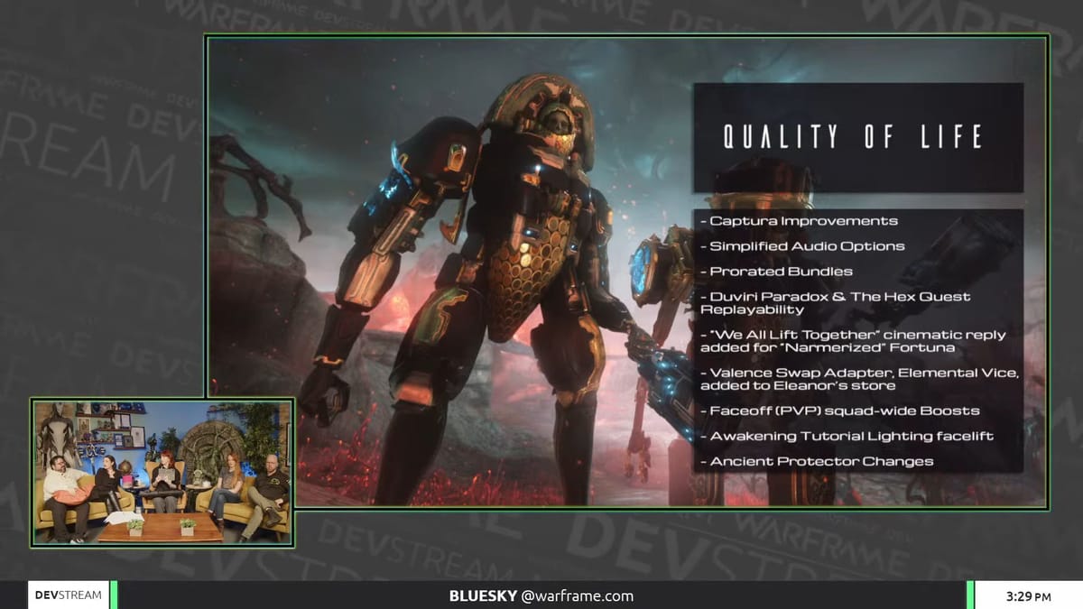 Warframe Techrot Encore: All upcoming quality-of-life changes