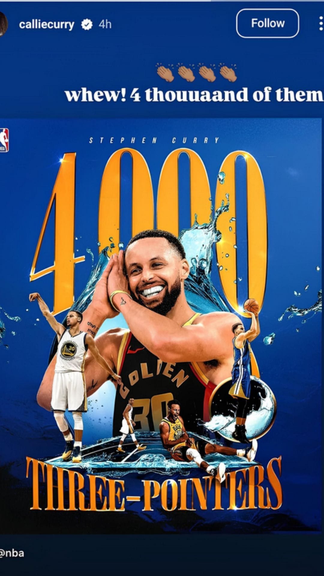 Steph Curry's sister-in-law Callie Curry drops 4-word reaction as ...