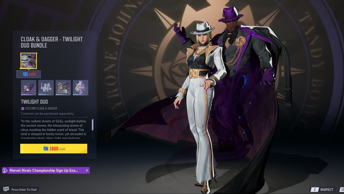 How to unlock Twilight Duo skin in Marvel Rivals