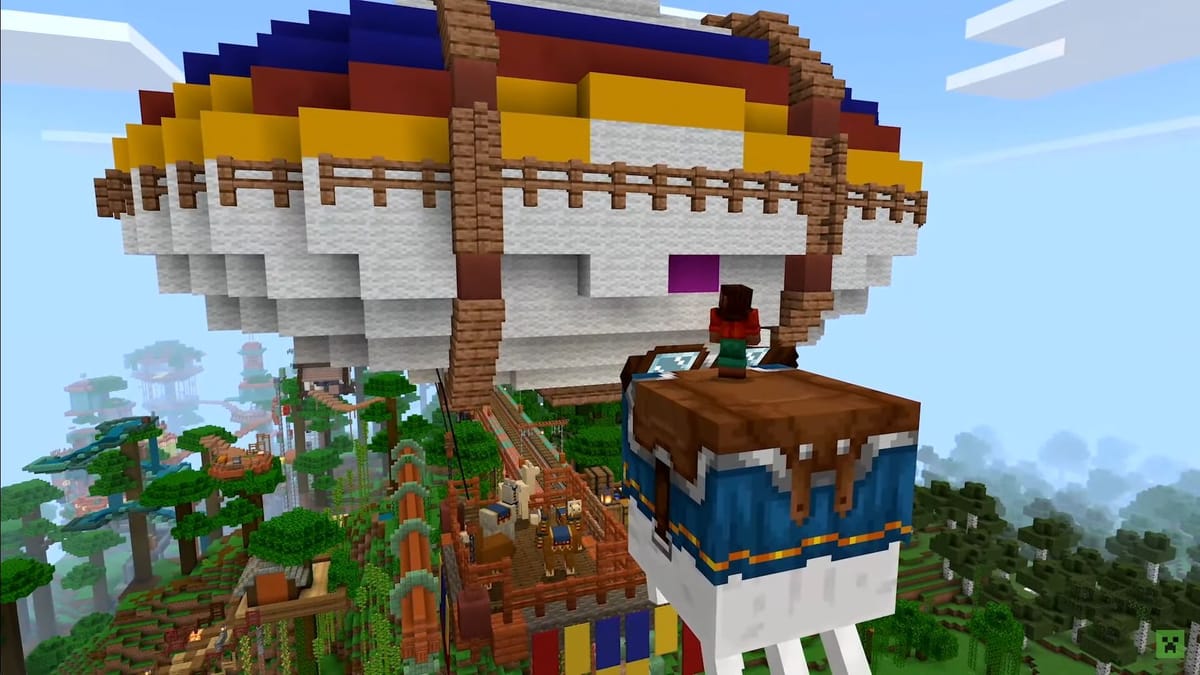 Happy ghast and harness might become a popular, cheap way to fly in ...