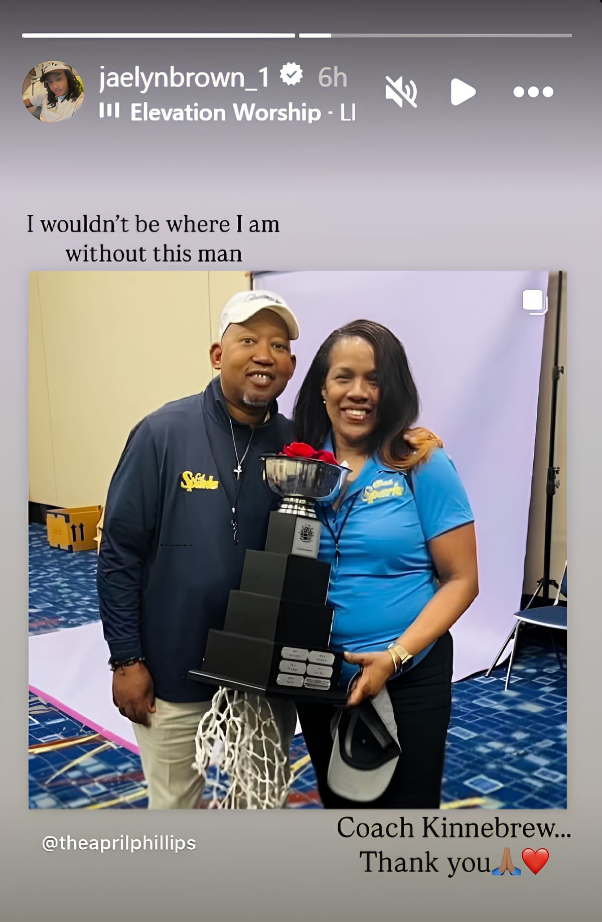 Jaelyn Brown: "I wouldn't be where I am without this man": Fever's ...