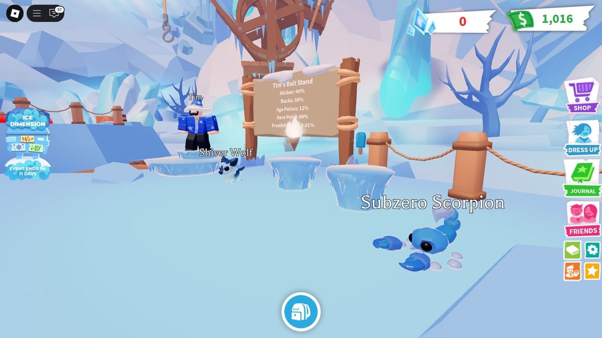 How to adopt Legendary Frostbite Bear Adopt Me