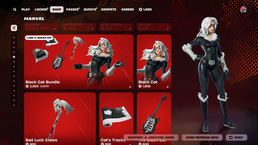 How to get the Black Cat skin in Fortnite