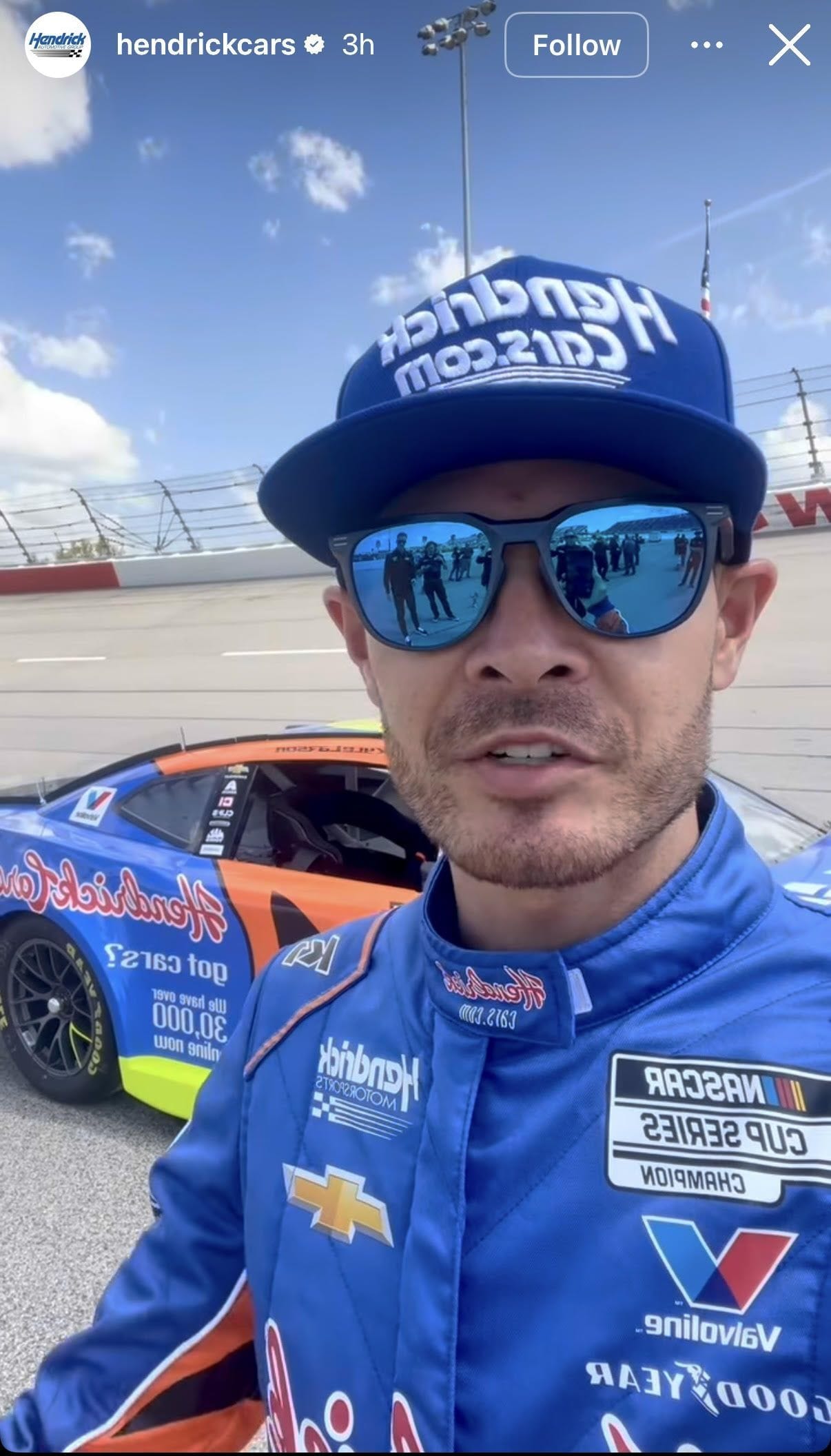 Kyle Larson reacts to his 'pretty sick' Terry Labonte paint scheme for ...