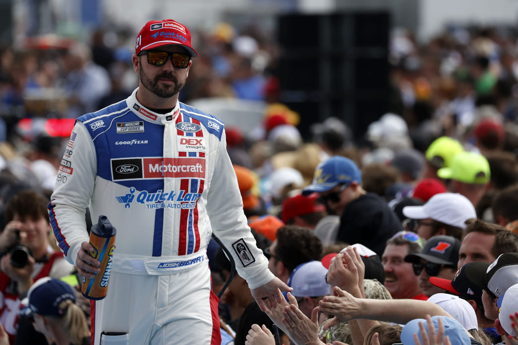 Josh Berry lets his emotions flow after etching Wood Brothers Racing’s ...