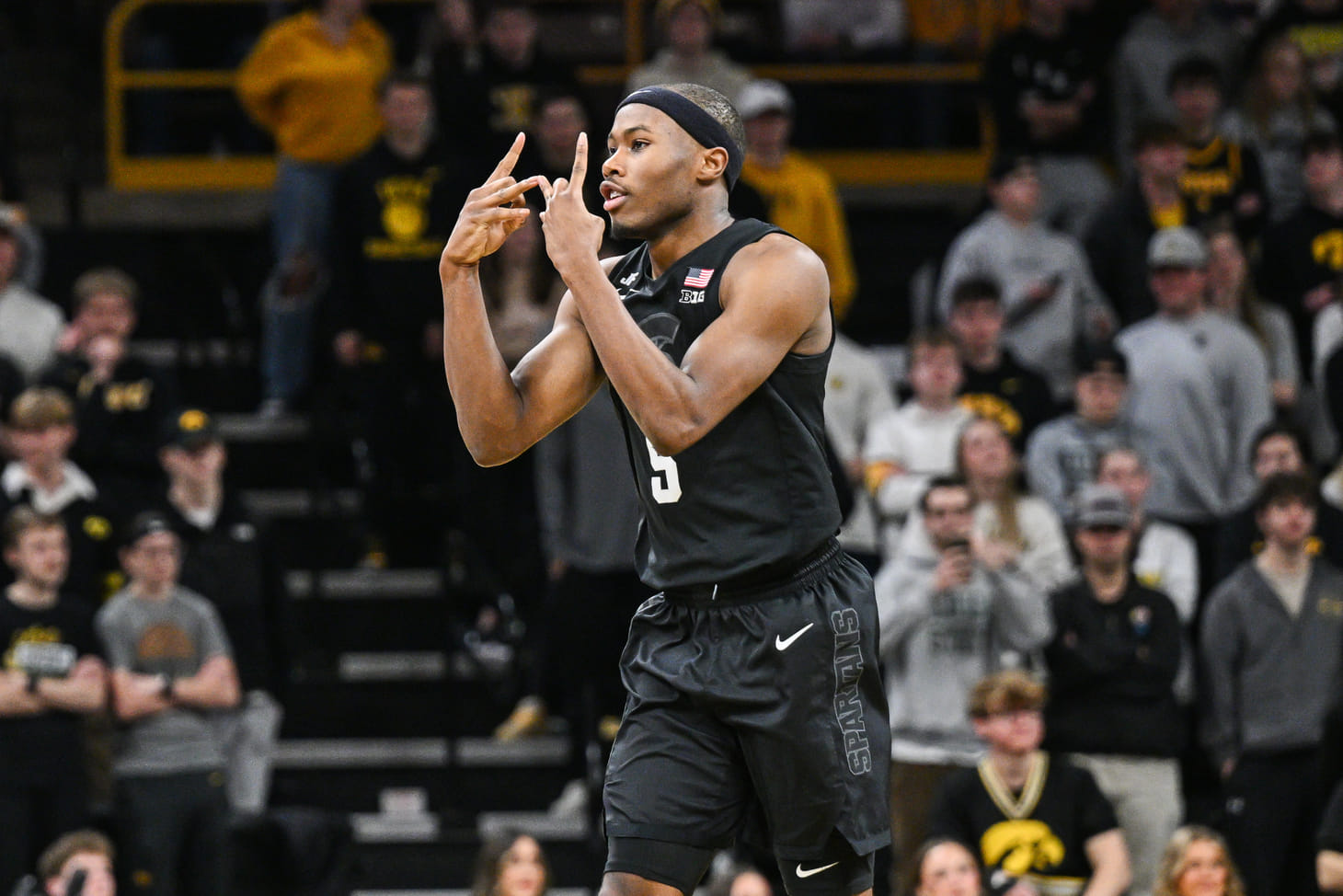 Michigan State: "Tre Holloman out here pronouncing his P's like Draco ...