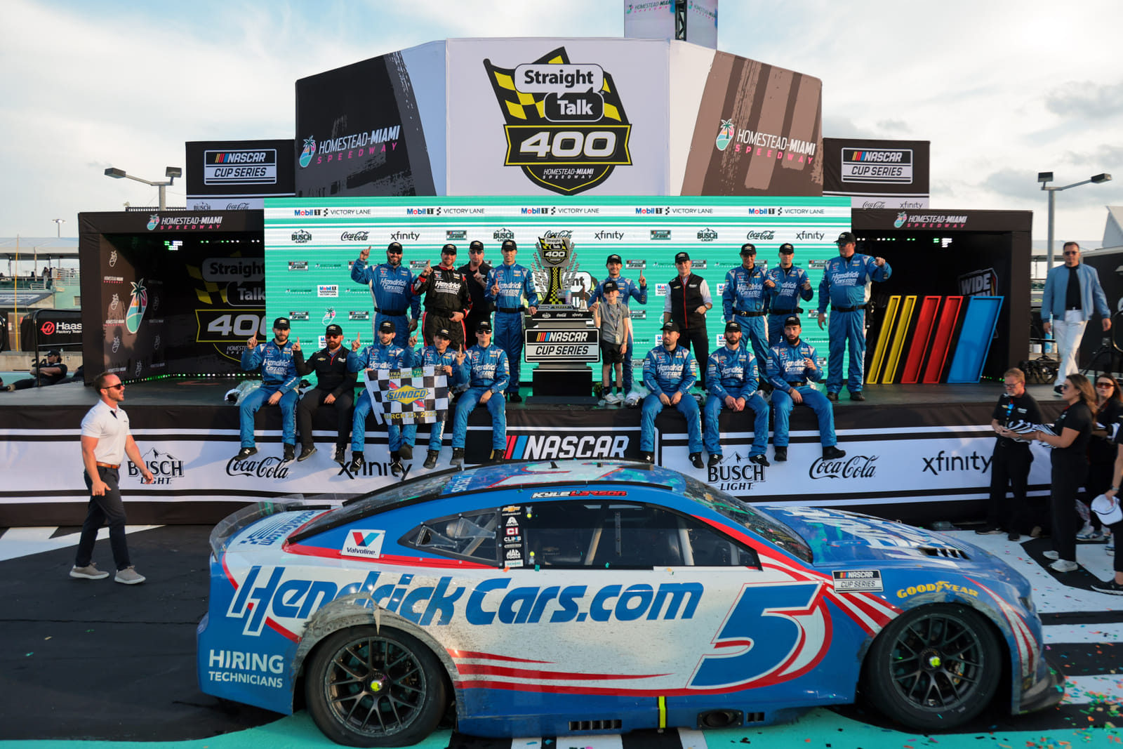 “I was able to hold him off”: Kyle Larson makes feeling known on ...