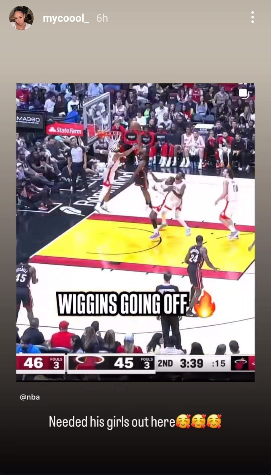 Andrew Wiggins’ gf Mychal Johnson reveals key to his big night in Heat ...