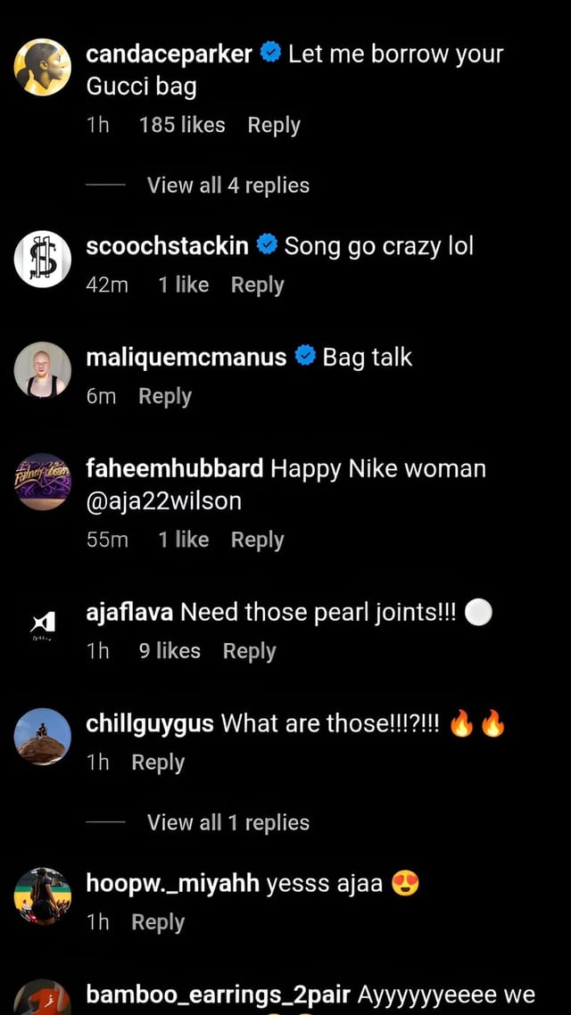 Candace Parker & Aces stars react to A'ja Wilson’s offseason workout in ...