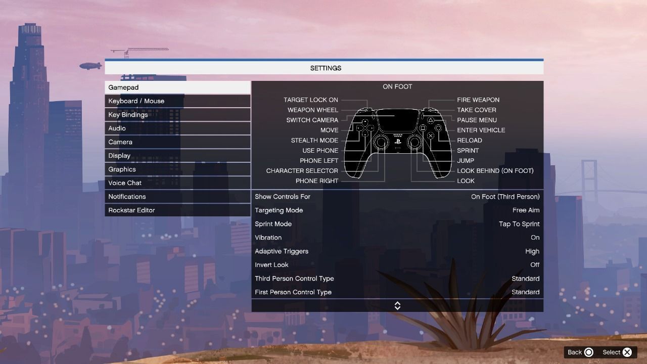 Best controller settings for GTA 5 Enhanced