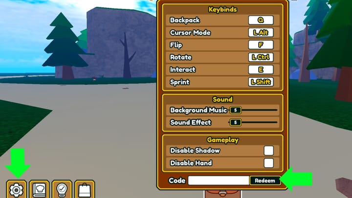 Fantasy Restaurant codes