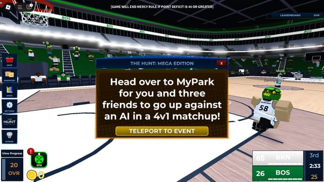 Basketball Legends - Roblox The Hunt: Mega Edition