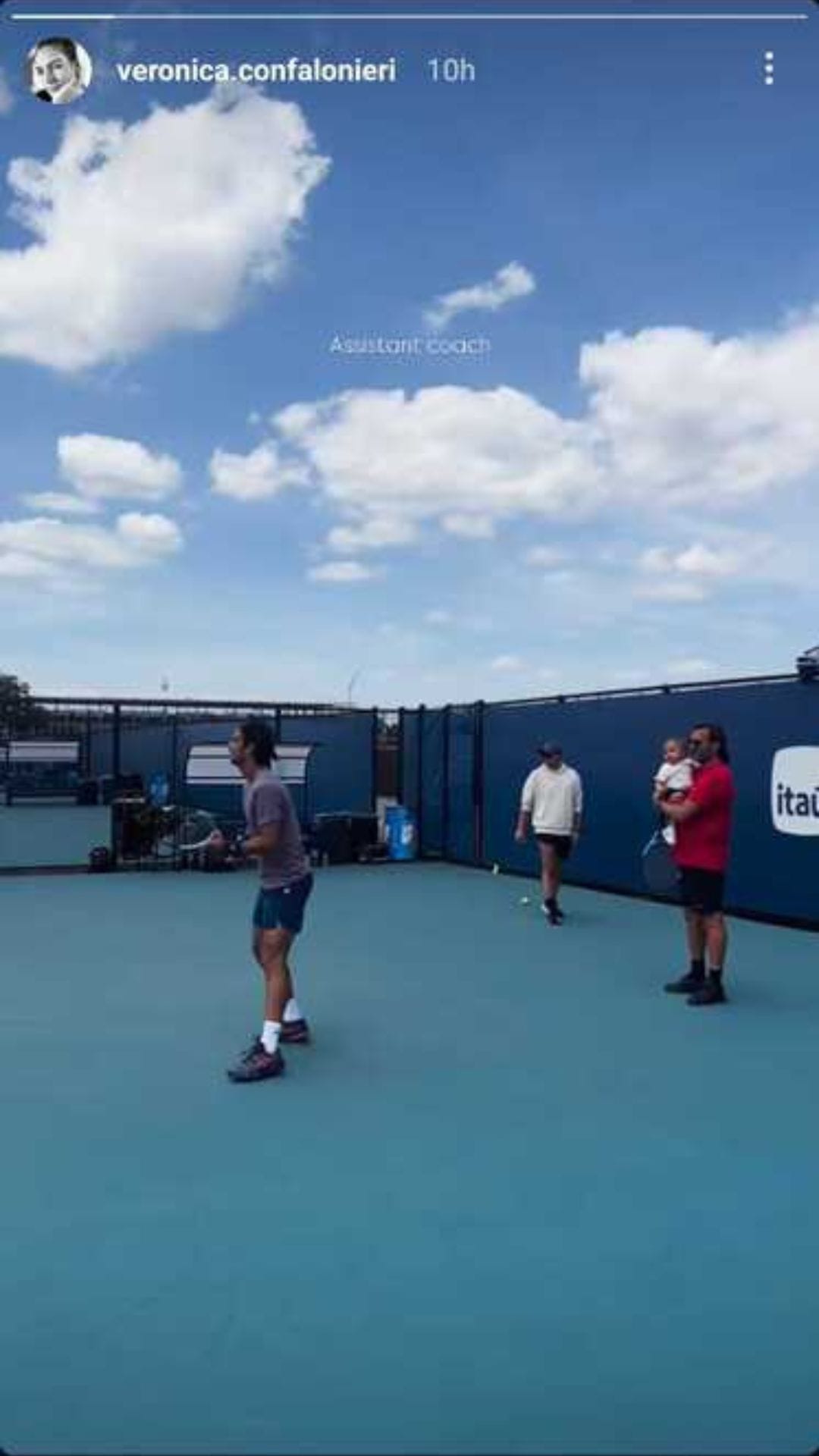 Lorenzo Musetti & girlfriend Veronica's son Ludovico turns 'assistant ...