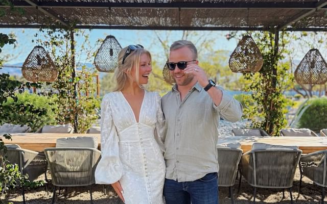 In Photos: Felix Rosenqvist's wife Emille radiates in dreamy dress ...