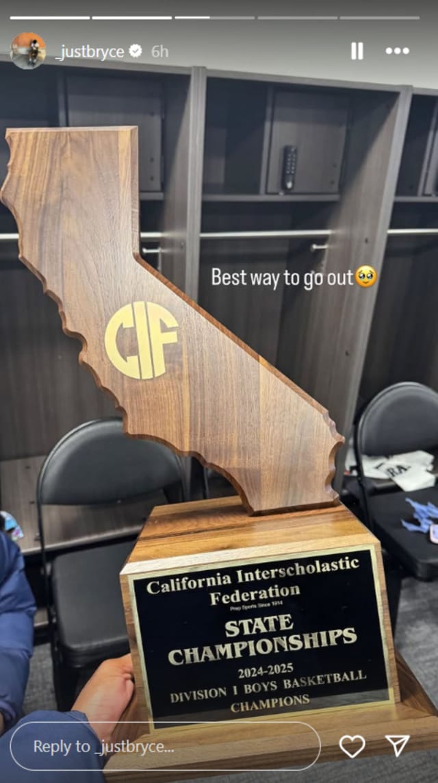 LeBron James' son Bryce James shares his reaction to Sierra Canyon ...