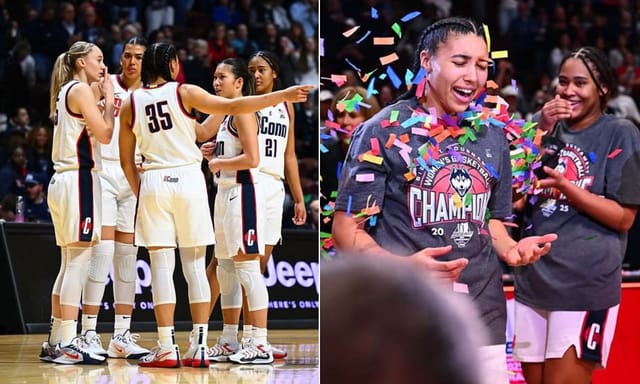 Aaliyah Edwards, Paige Bueckers, Sarah Strong and other UConn players ...