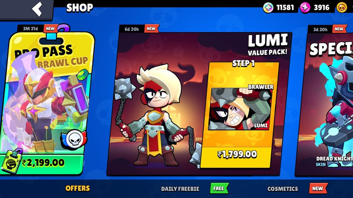 Brawl Stars Lumi Value Pack: Cost and rewards explained