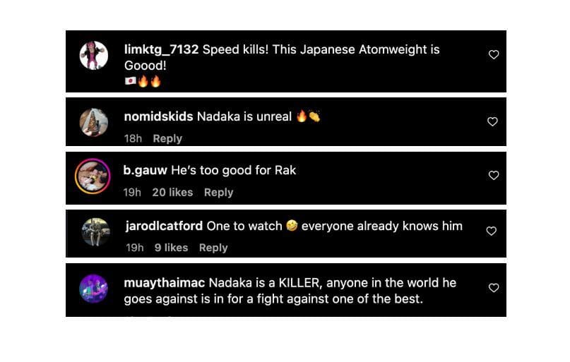 Nadaka Yoshinari ONE 172: "Speed kills" - Nadaka Yoshinari has fans ...
