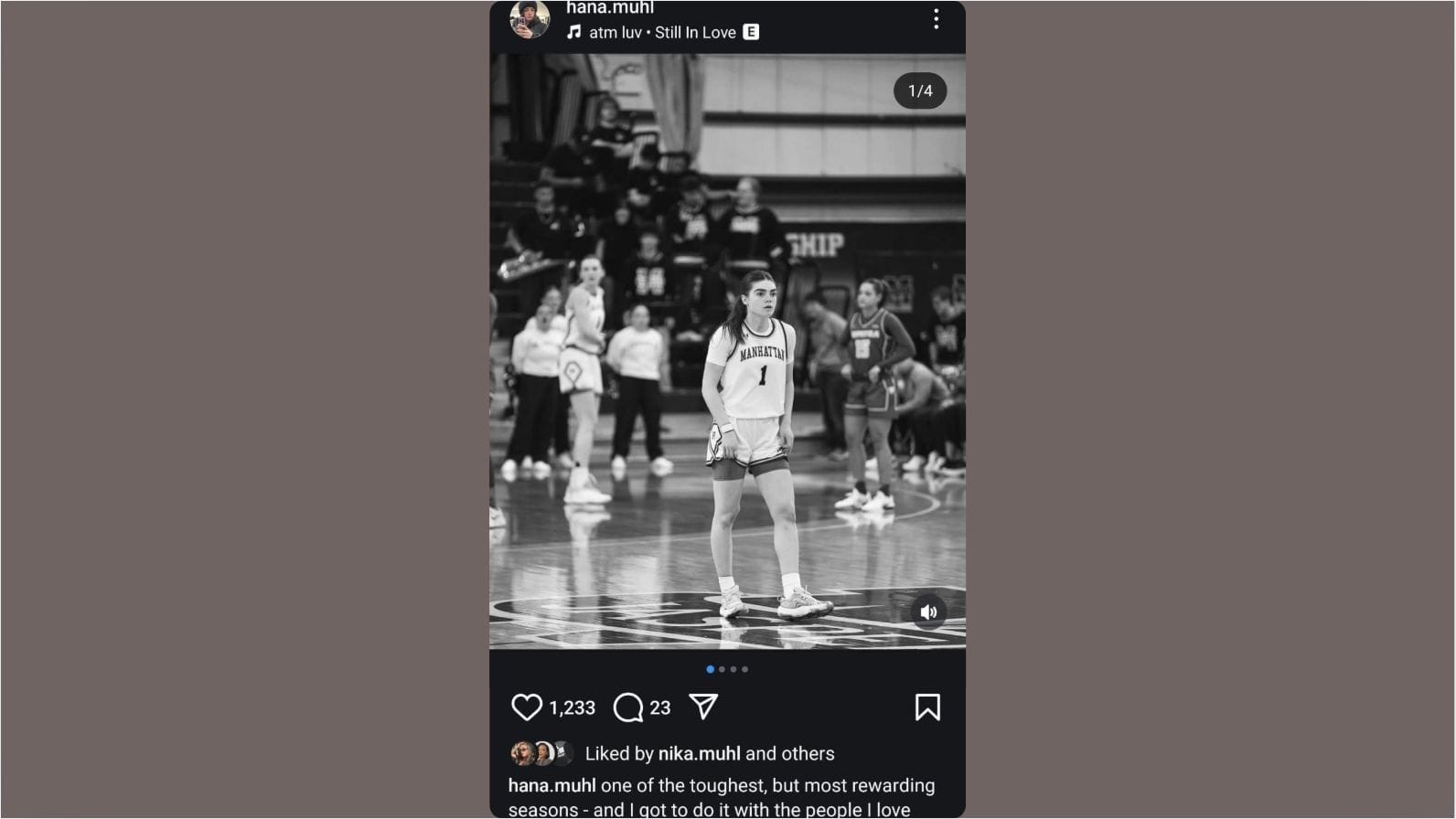 Sisterly bond on display as Nika Muhl reacts to Hana Muhl’s reflection ...