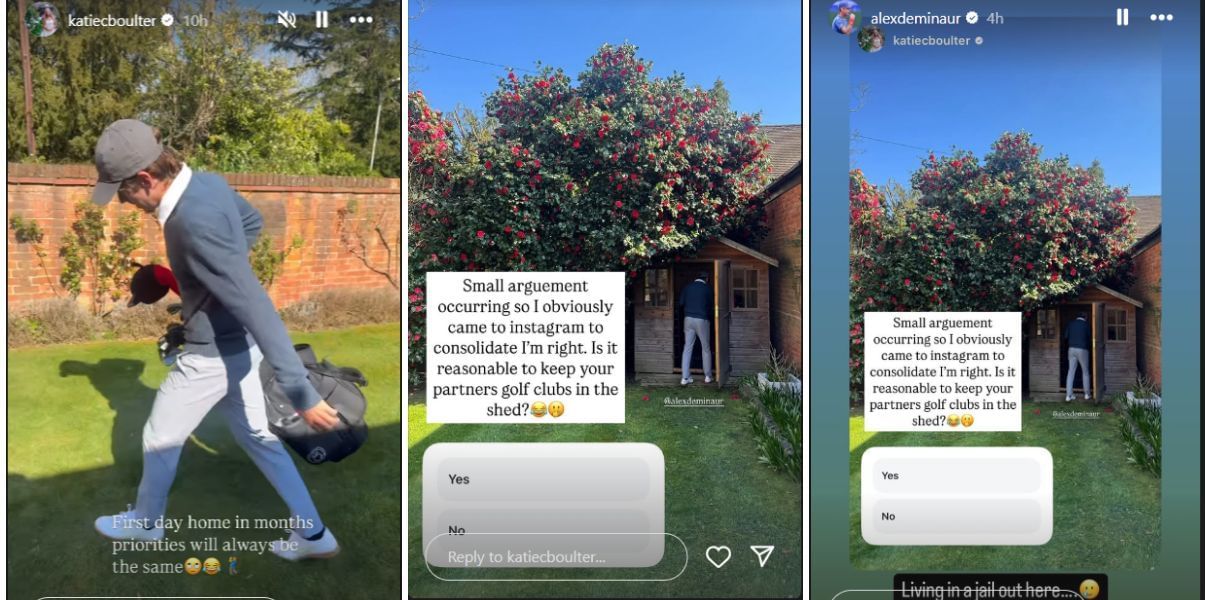 Alex de Minaur & fiancée Katie Boulter reunite at home after Miami Open ...