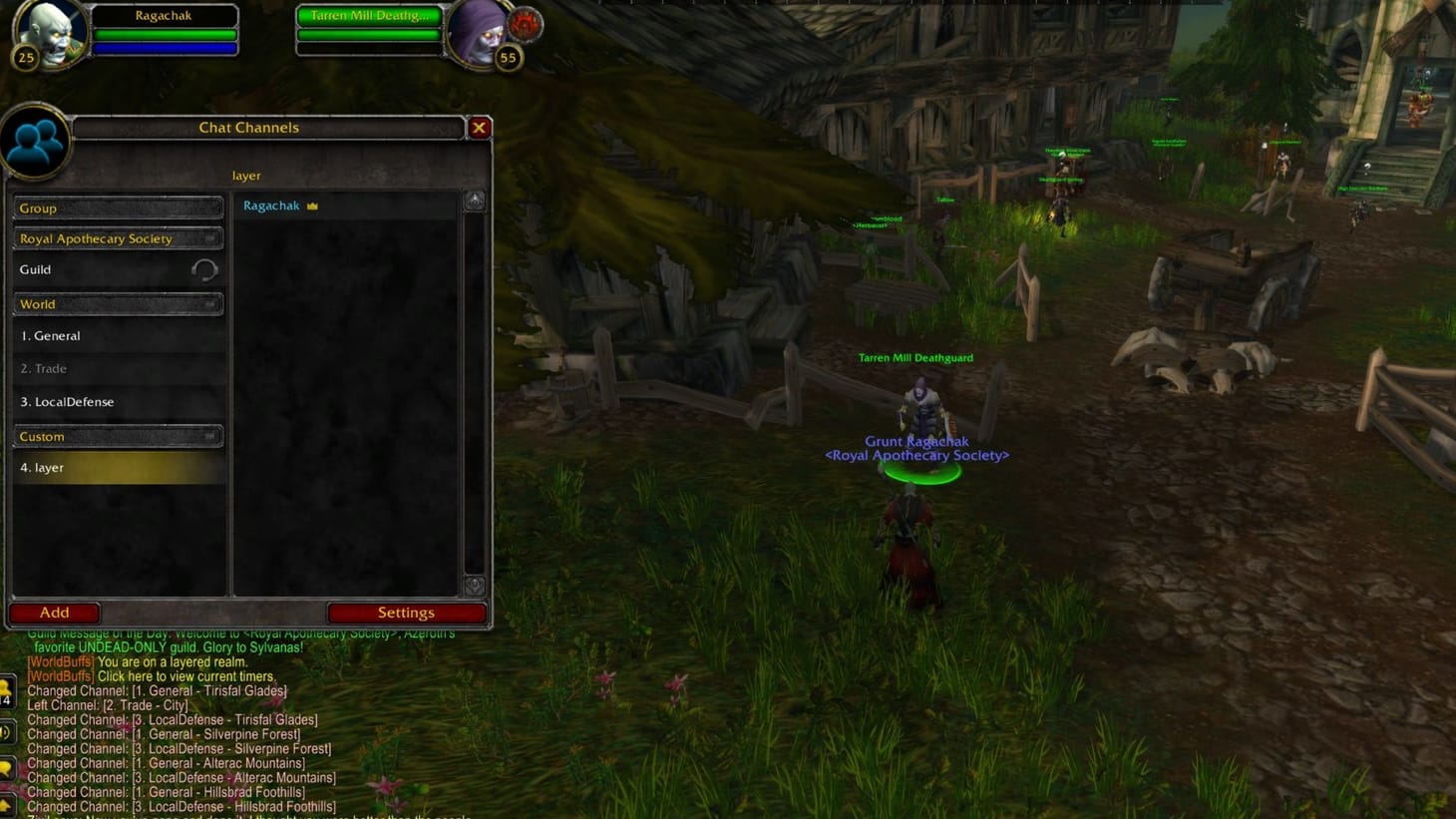 WoW Classic: How to change layers