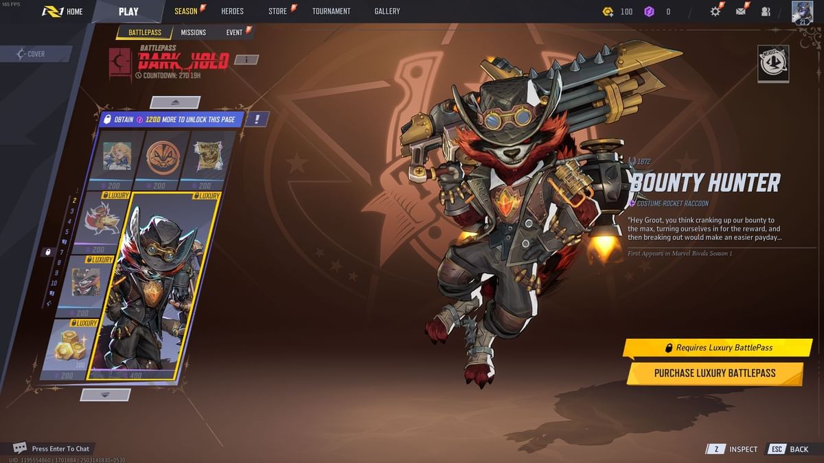 Rocket Raccoon Skin: All Marvel Rivals Rocket Raccoon skins: Tier list ...